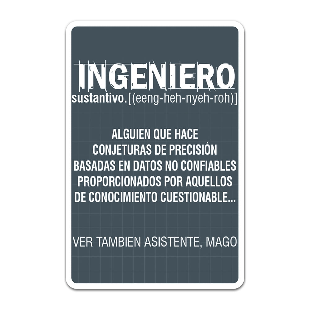 ENGINEER GUESS WORK Decal work engineering student job | Indoor/Outdoor ...