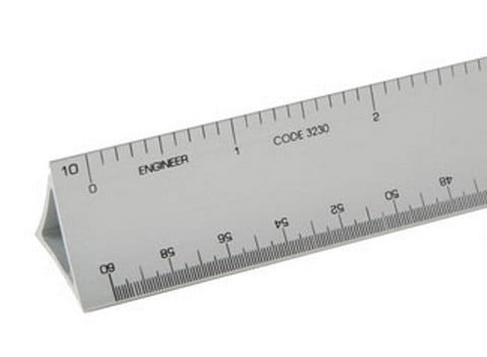 ENGINEER SCALE HOLLOW ALUMINUM 18 INCH SILVER - Walmart.com