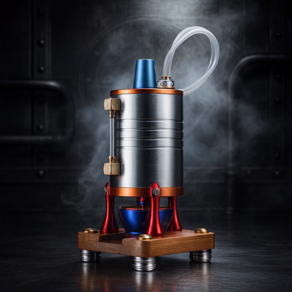 ENGINEKIT GL003 Vertical Boiler Steam Engine Model Kit DIY Steam Engine ...