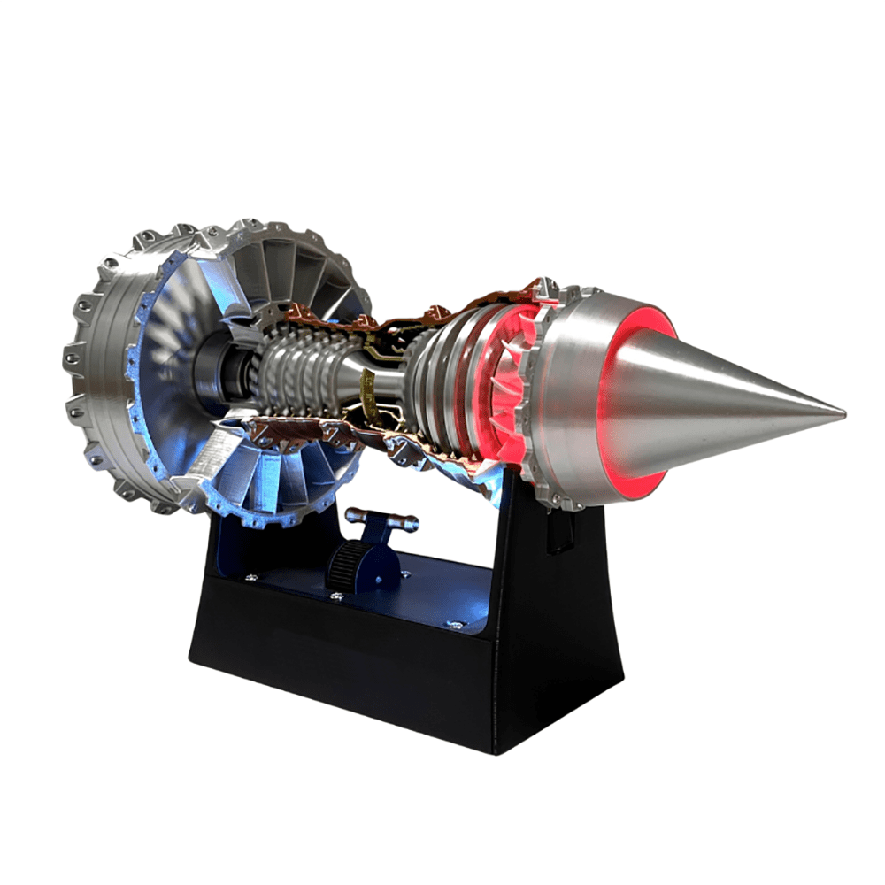 ENGINEKIT TR900 Turbofan Engine Model Kit Magnetic Base Twin Light ...