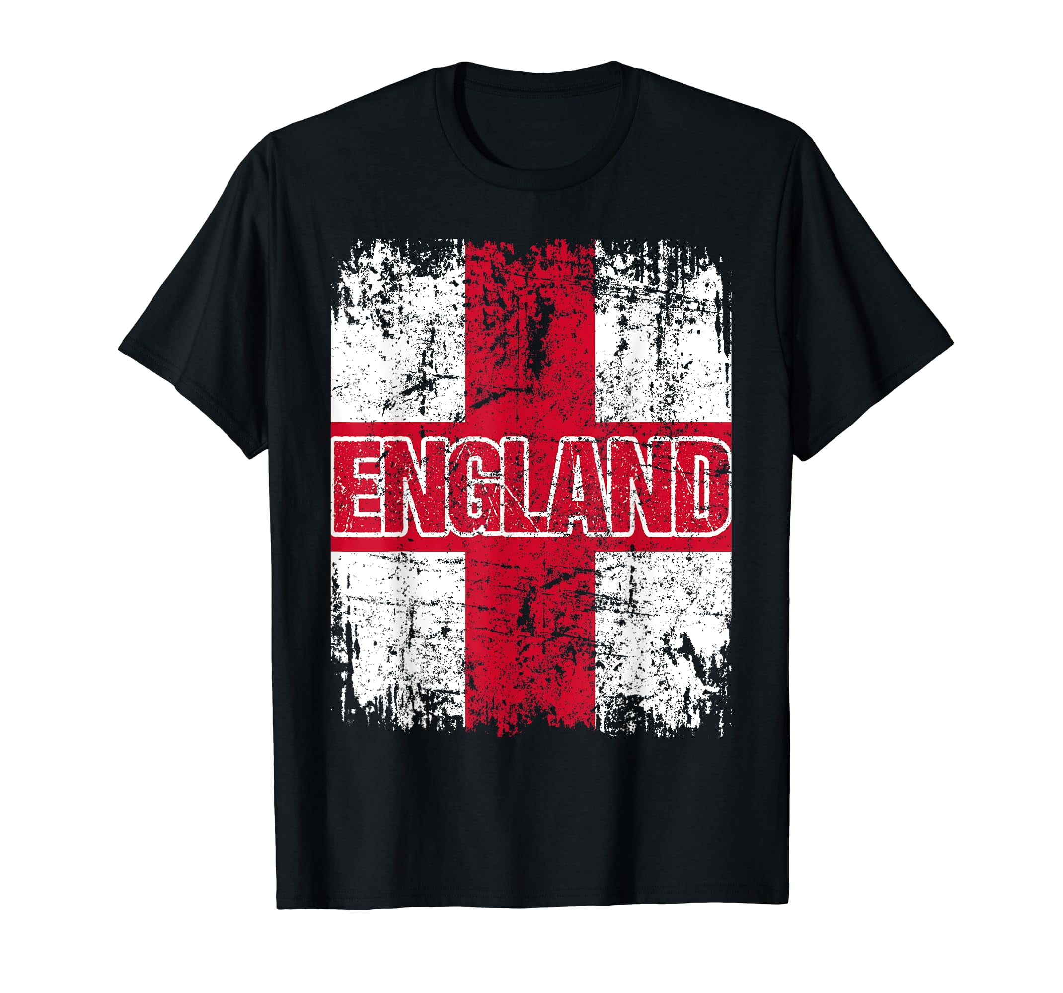 ENGLAND Flag Vintage Distressed ENGLAND T-Shirt - Walmart.com