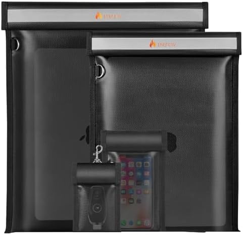 ENGPOW Military Grade Faraday Bags,4 Pack Faraday Cages for Laptops ...