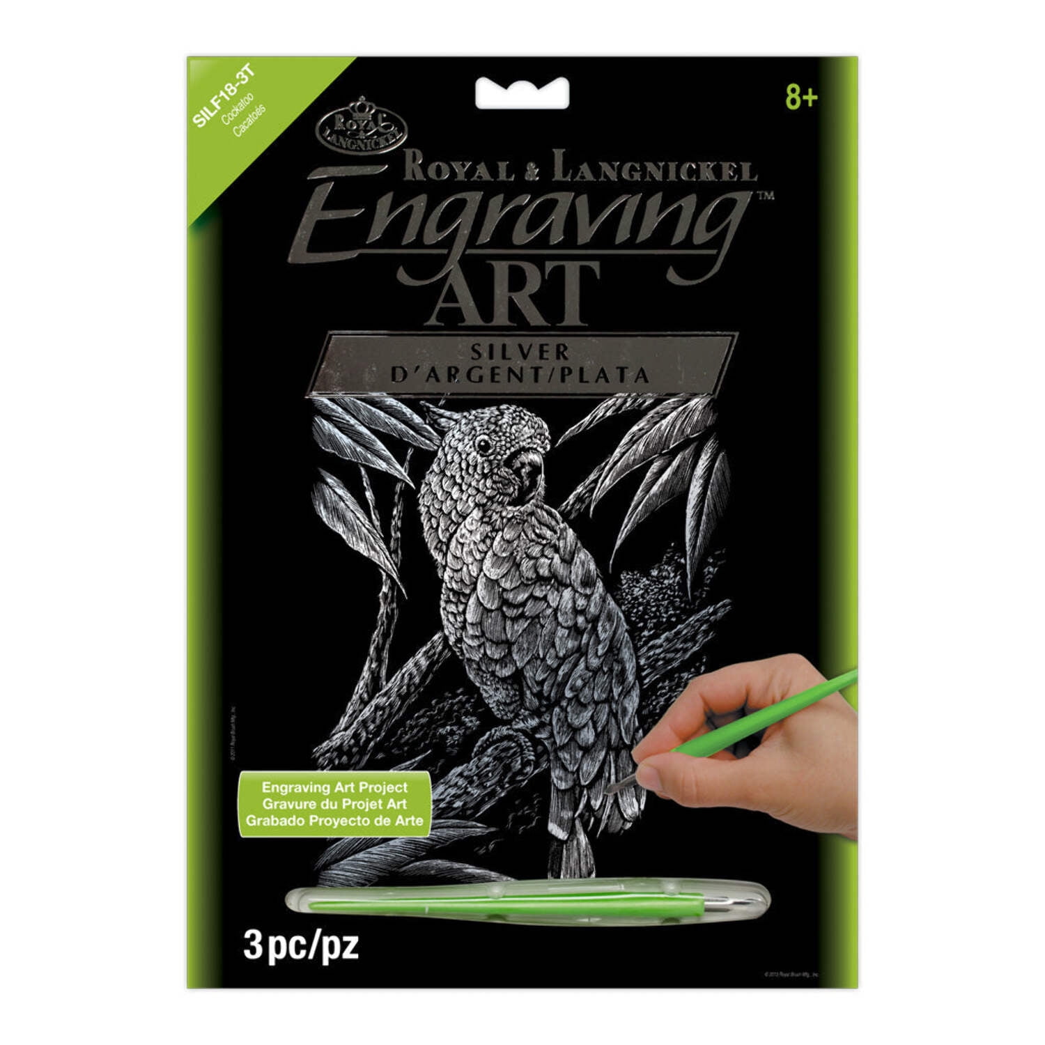 SILF Series | Engraving Art™ 8" x 10" Silver Foil Projects - Walmart.com