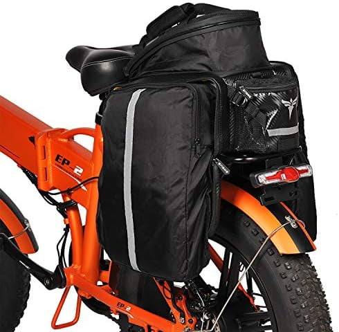 ENGWE Bike Rack Bag Trunk Bag Waterproof Carbon Leather Bicycle Rear ...