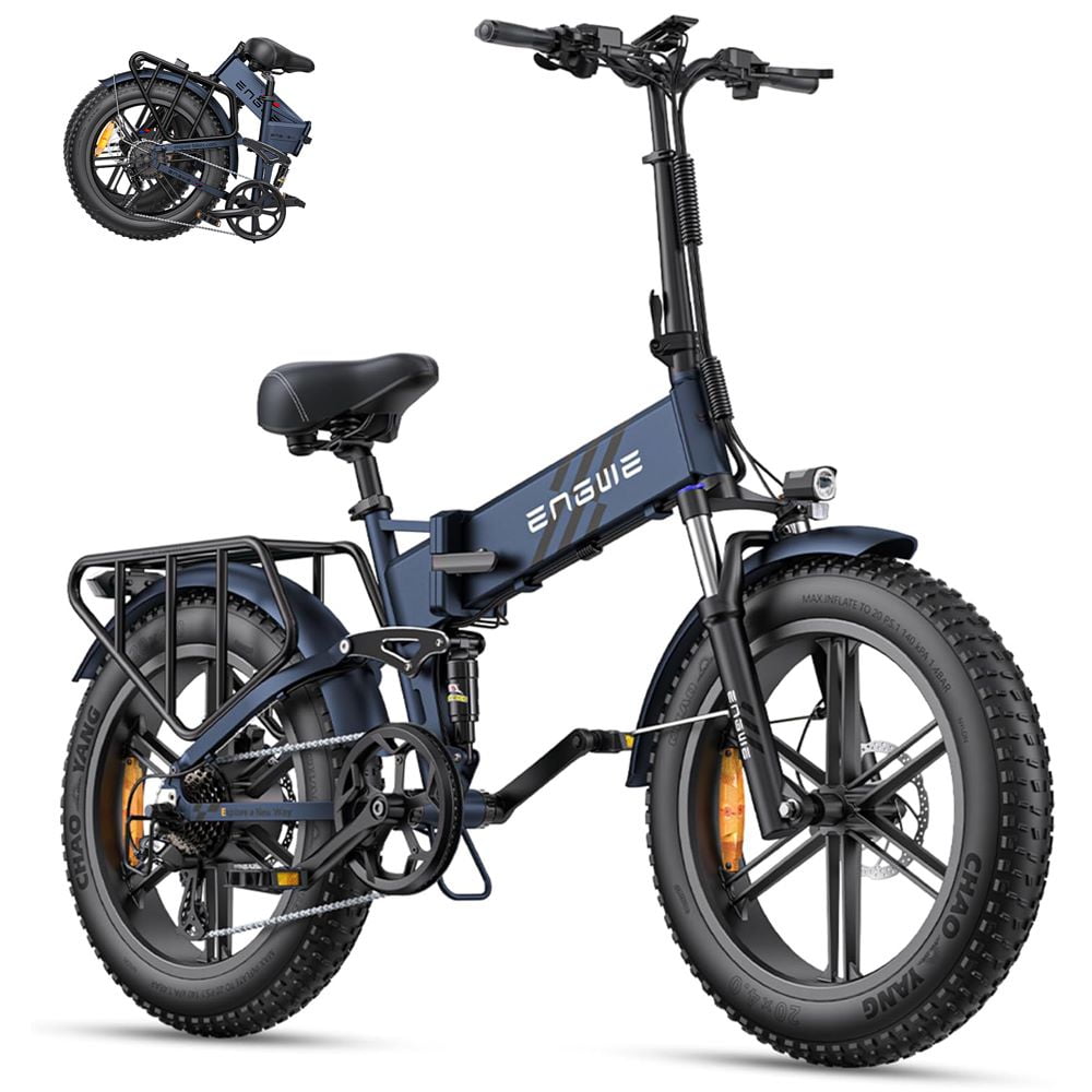 ENGWE Engine Pro 2.0 Electric Bike for Adults 20" 750W Motor with 52V 16Ah Battery, Outdoor ...