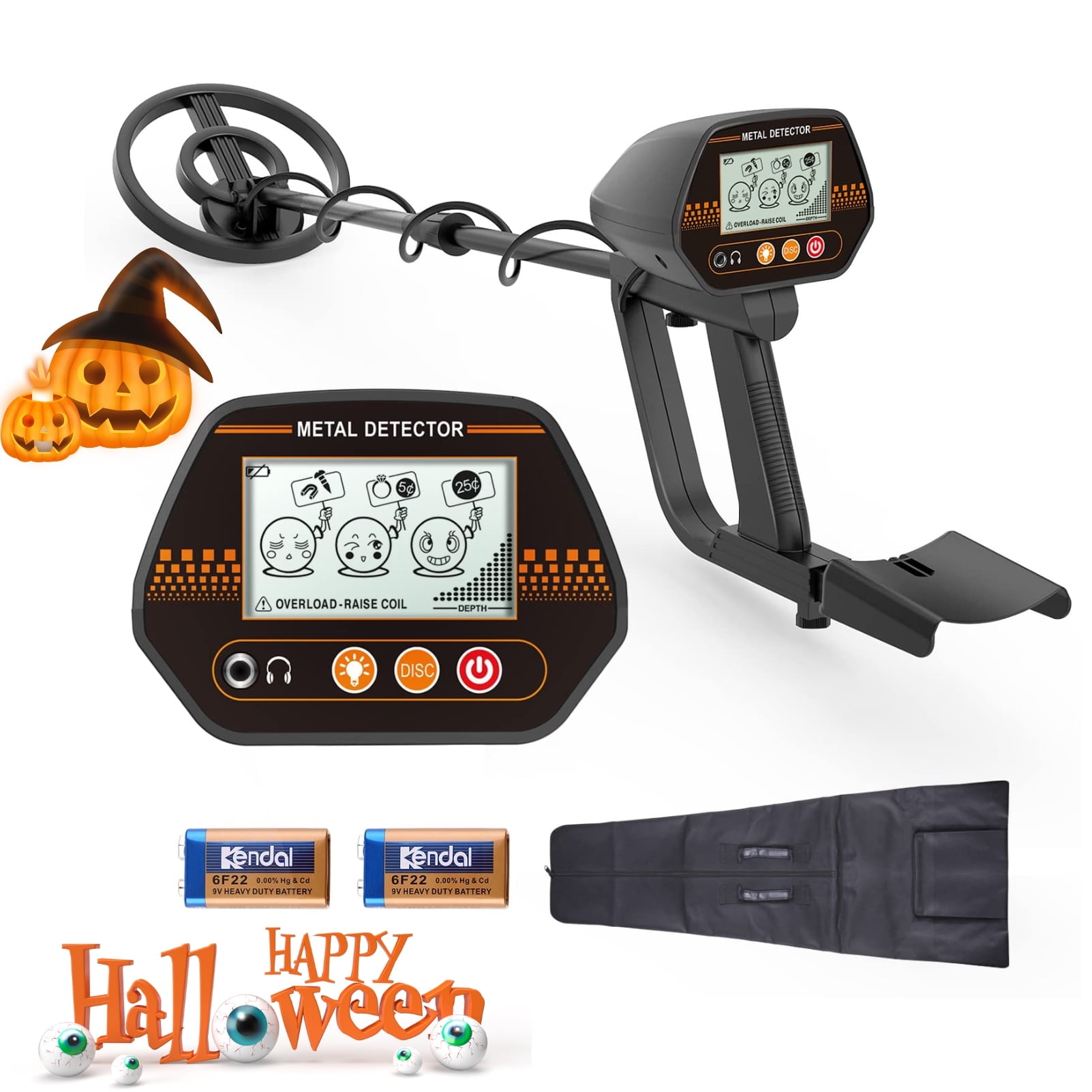 Gasky Metal Detector 3 Modes for Adults and Kids High Accuracy with LCD ...