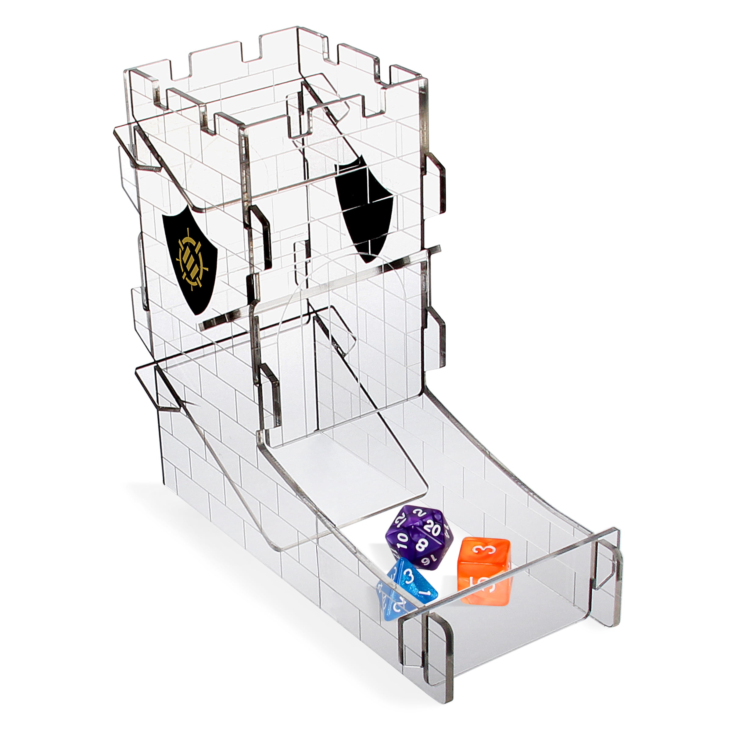 ENHANCE Dice Tower Dice Tray for Tabletop RPG Games - Portable Dice ...