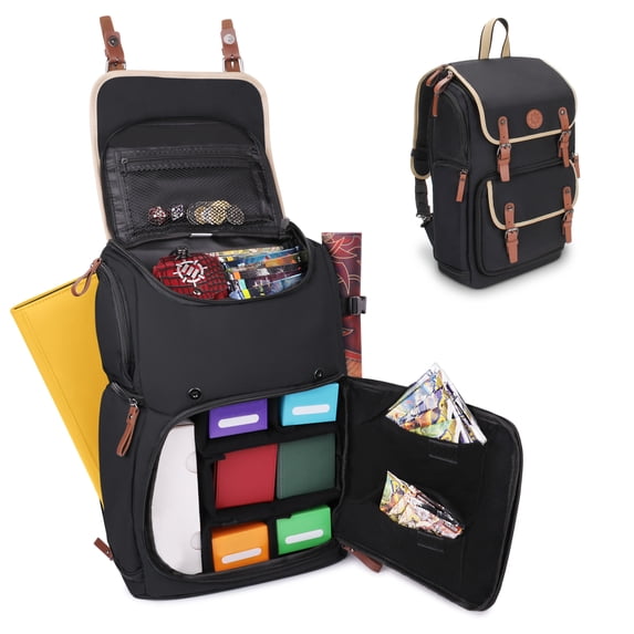 ENHANCE Full-Size Trading Card Storage Box Backpack for 15.6" binder ...