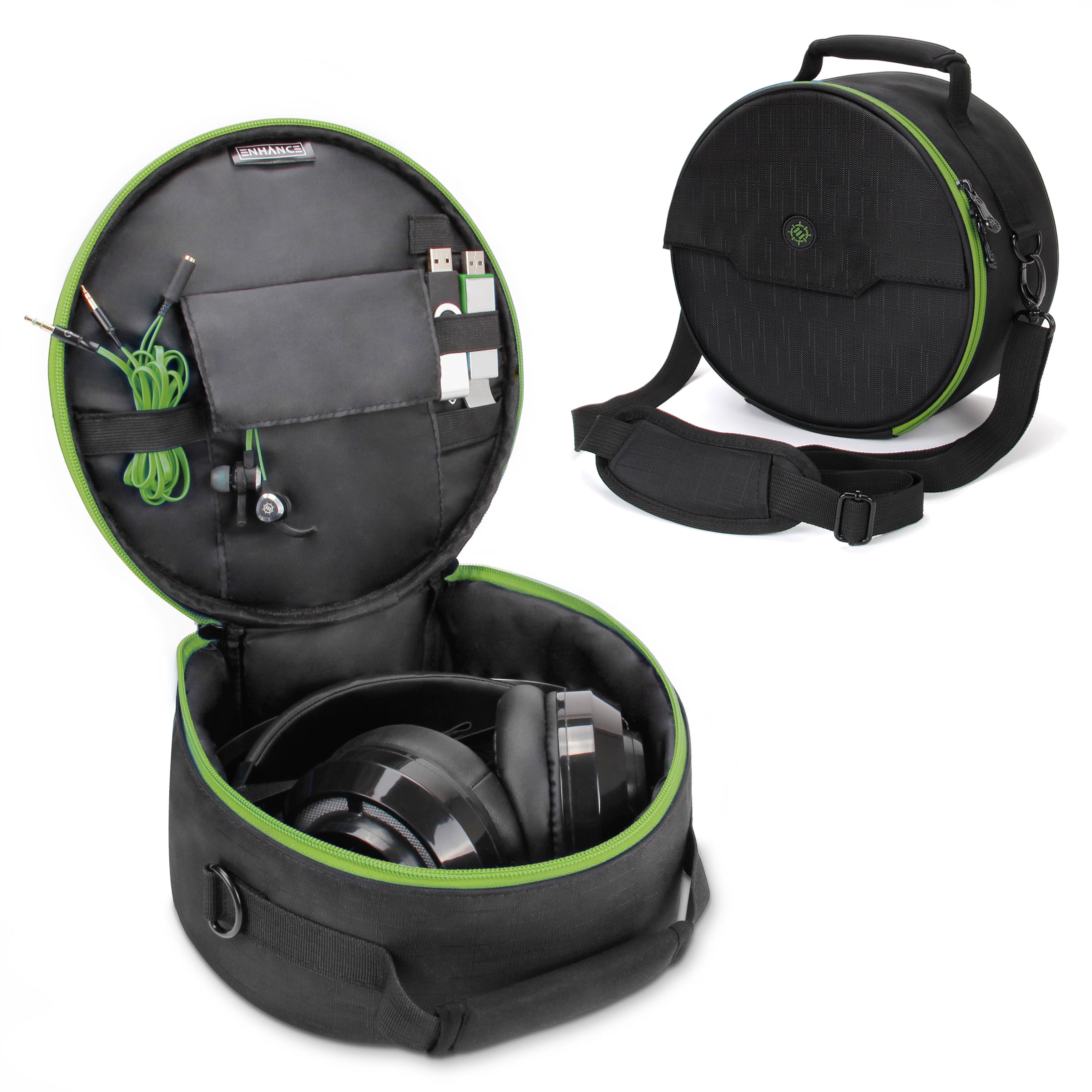 ENHANCE Gaming Headset Case for Wired & Wireless Headphones - Padded ...