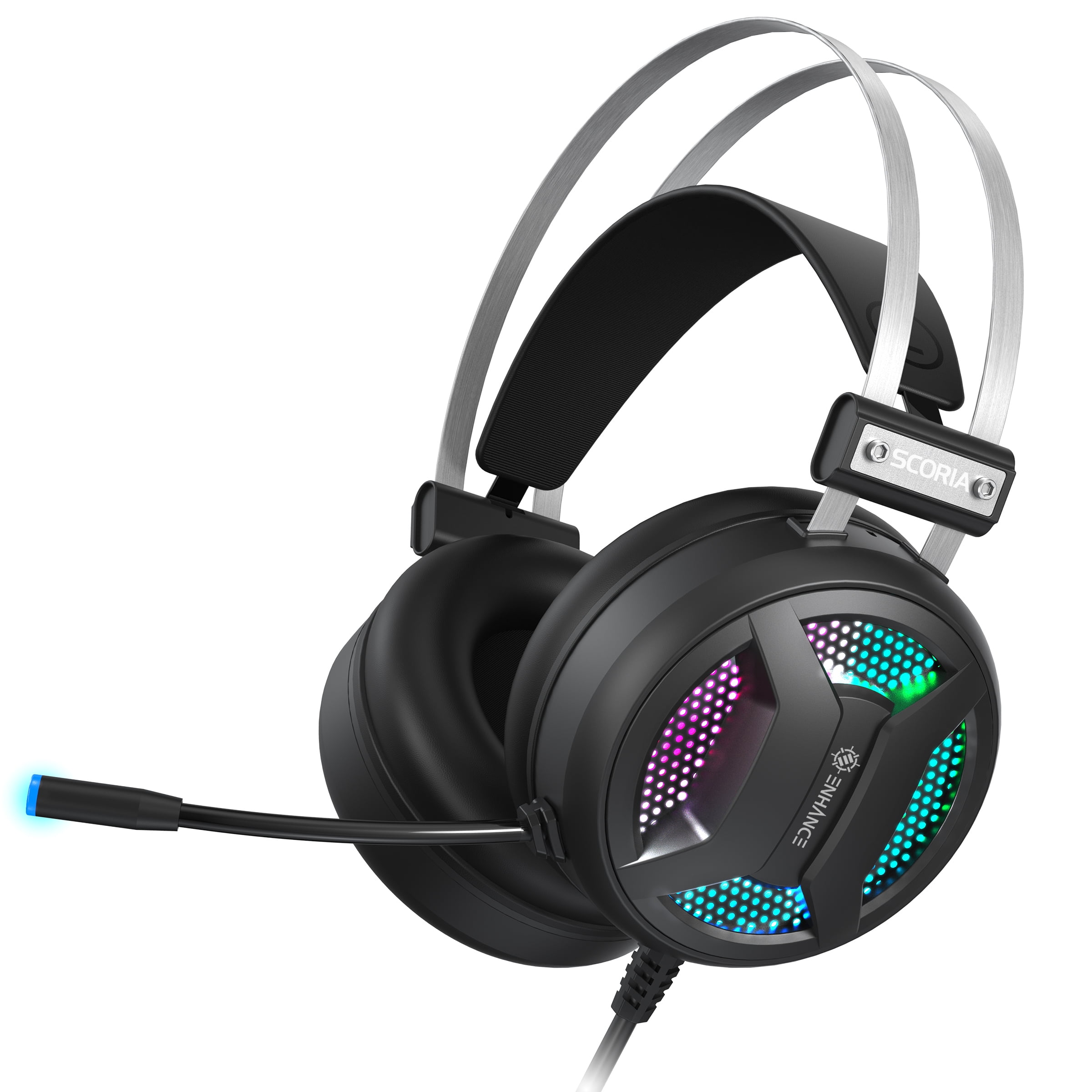 ENHANCE Gaming Scoria 2 Wired Gaming Headset - Gaming Headphones with 7 ...