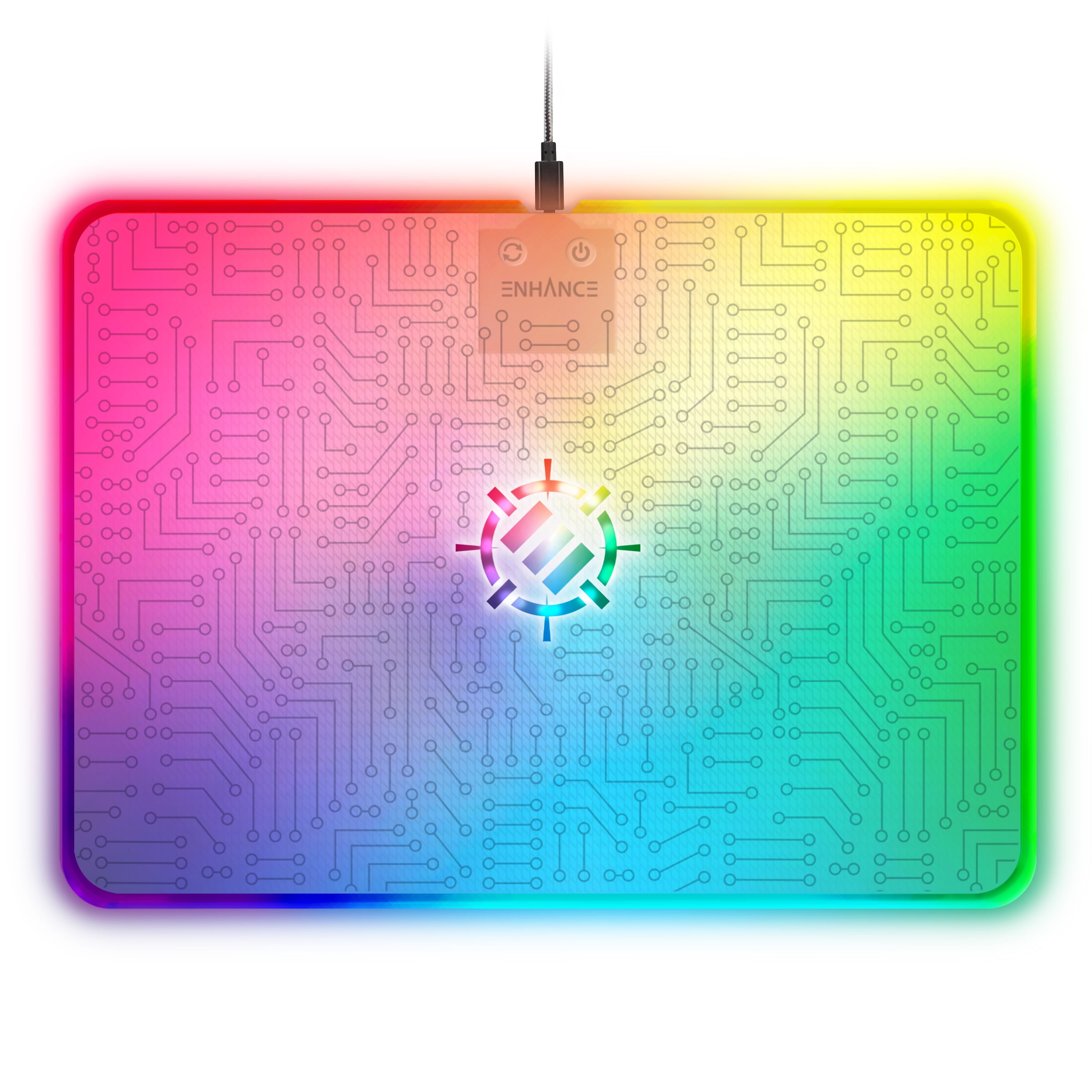 ENHANCE Gaming Voltaic 2 Gaming Mouse Pad - Hard Mouse Pad with Low ...