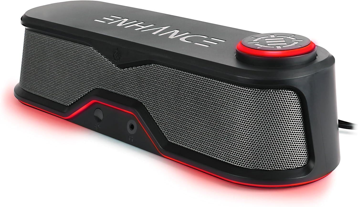 ENHANCE SB1 High Excursion Computer Soundbar - USB Powered Computer ...