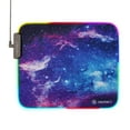 ENHANCE Large LED Gaming Mouse Pad with Clear Fiber Edges with 7 RGB ...