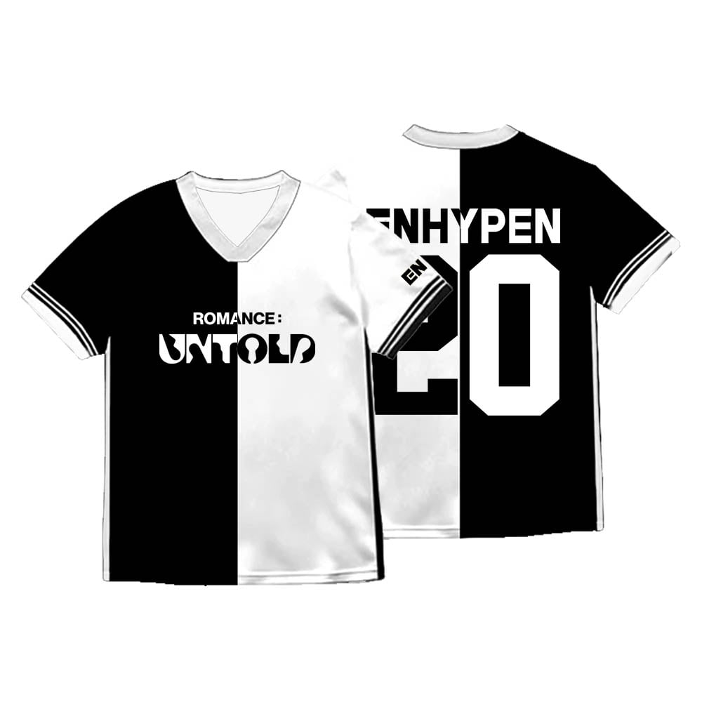 ENHYPEN 20 Jersey Romance Untold Merch V-Neck T-Shirts Unisex style1 ...