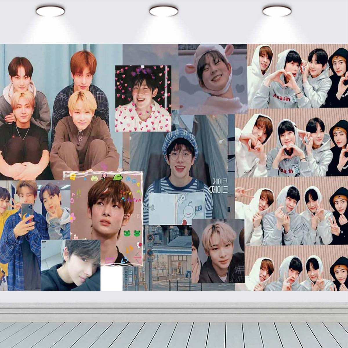 ENHYPEN Background school Wall Decor Taspestry Poster Banner Backdrop ...