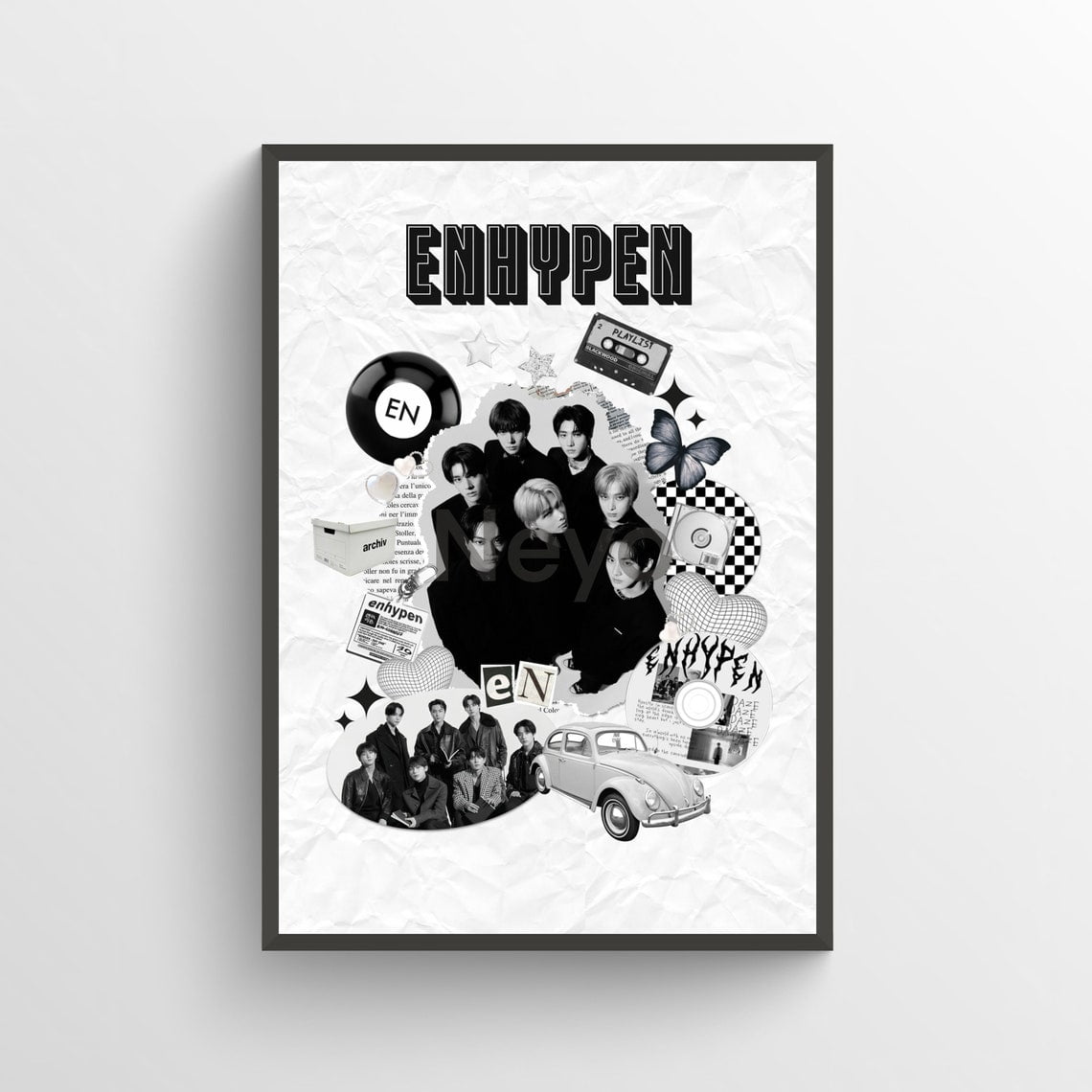 ENHYPEN Binder Cover Kpop Filler Divider Spacer Journal Photocard ...