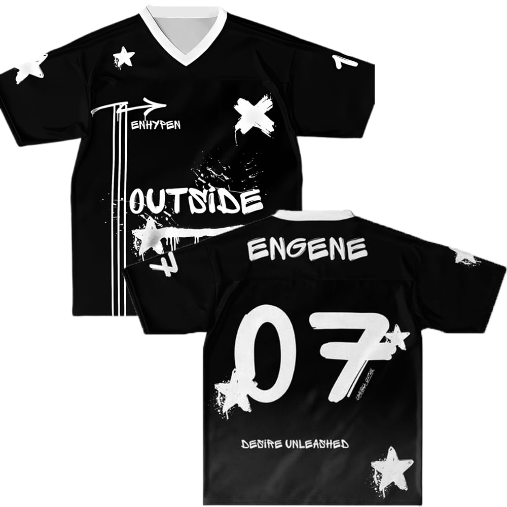 ENHYPEN Fan Number Jersey Unisex Concert T-Shirt - Kpop Merch for ...