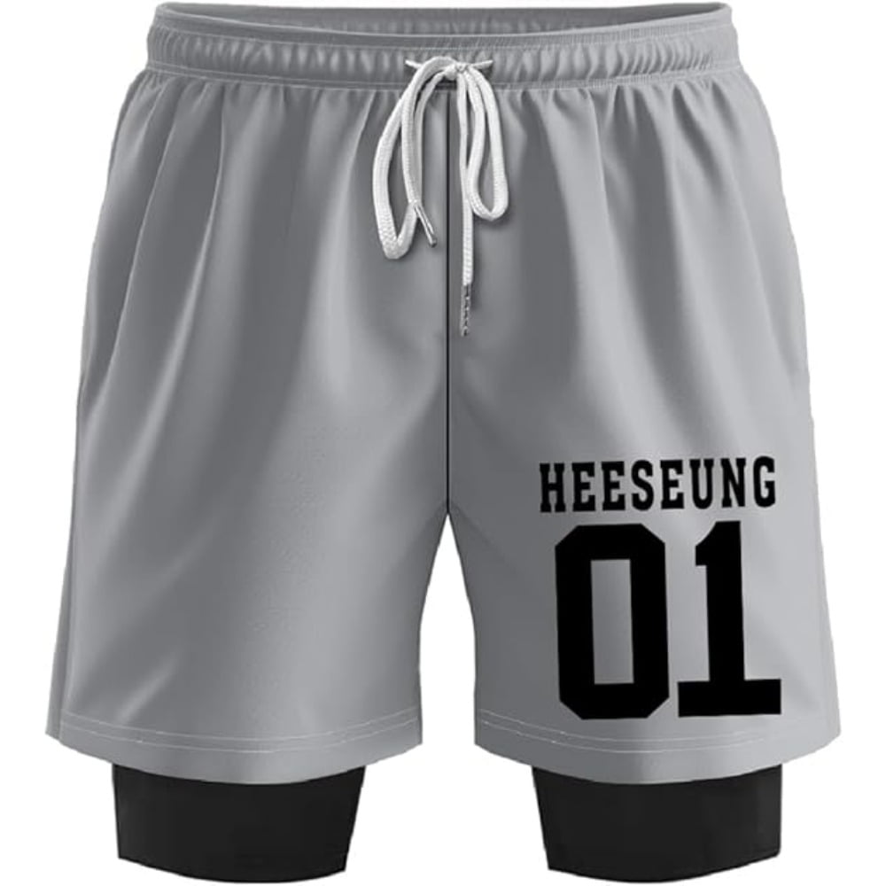 ENHYPEN HEESEUNG 01 Merch Sweatshorts Women Men Short Basketball Pants ...