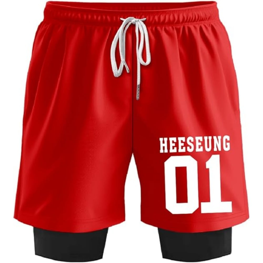 ENHYPEN HEESEUNG 01 Merch Sweatshorts Women Men Short Basketball Pants ...