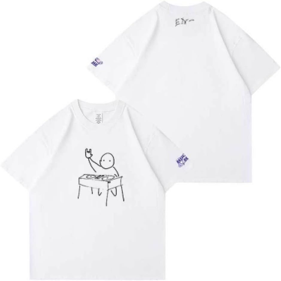 ENHYPEN Rock en Roll Cartoon Print Cotton T-Shirt - Kpop Inspired Music ...