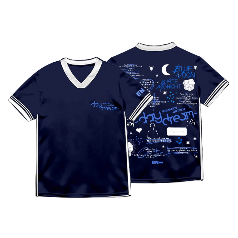 ENHYPEN Romance Untold Daydream Merch V-neck T-Shirts Summer Unisex ...
