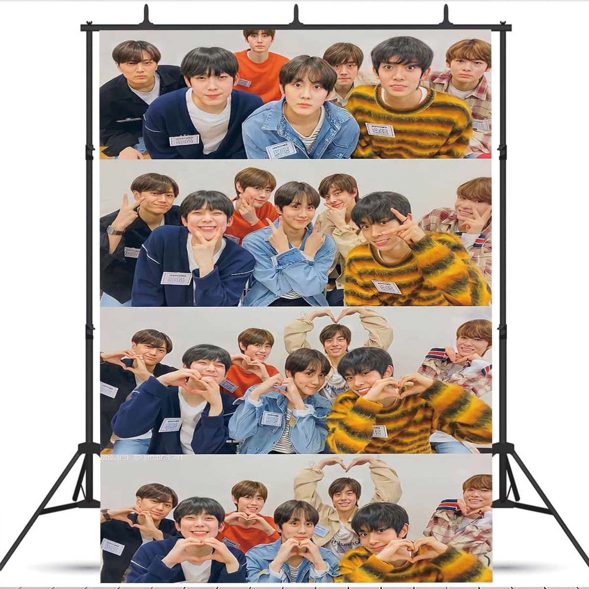 ENHYPEN Taspestry Wall Decor school Background Backdrop Party Supplies ...