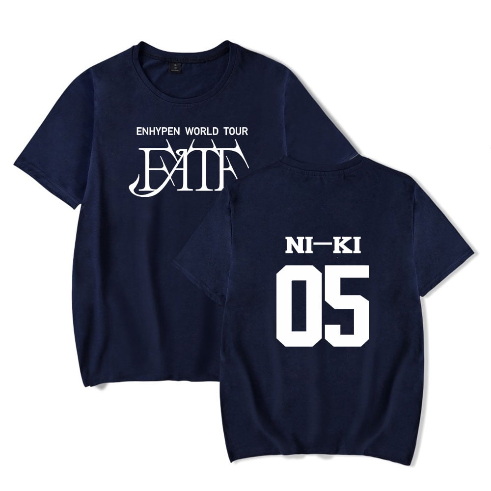 ENHYPEN merch Fate World Tour NI-KI T Shirt Short Sleeve crewneck ...