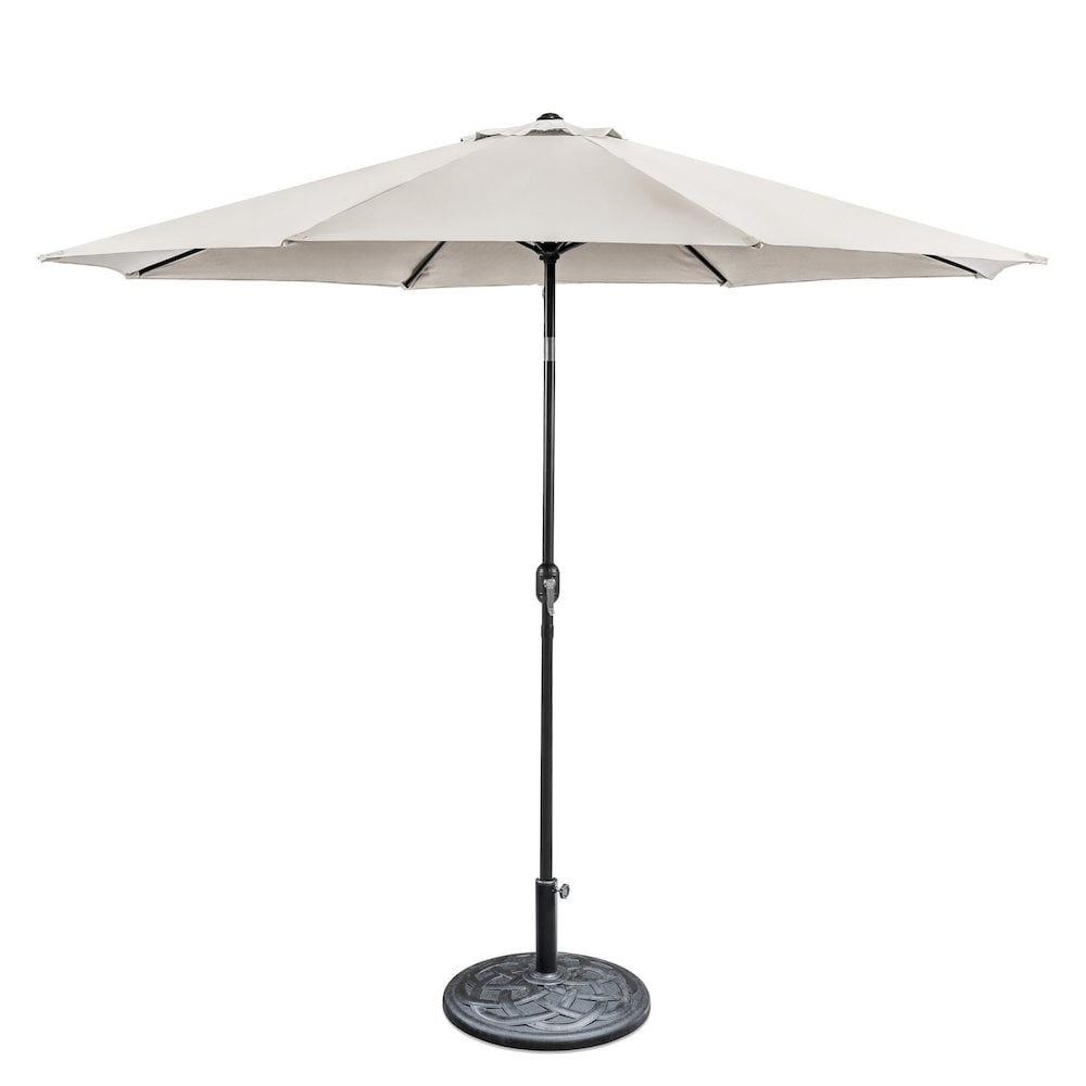 ENITIAL STAR Perth 11' Outdoor Patio Metal Patio Umbrella with Base ...