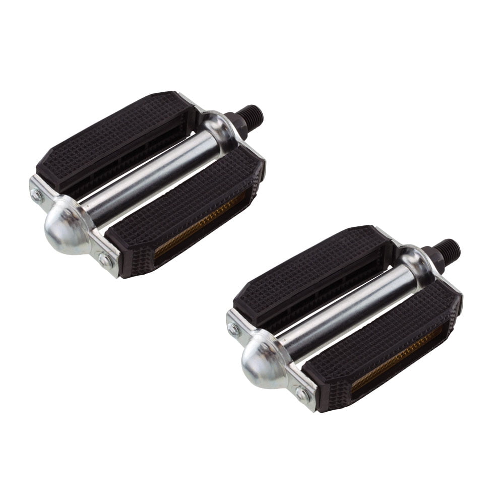 ENIX Beach Cruiser PVC Metal Bike Pedals Black/Chrome 1/2" - Walmart.com
