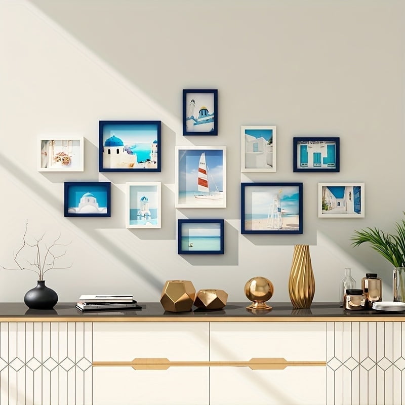 ENIYUU 11pcs Gallery Wall Frame Set Classic Style Decorative Photo ...