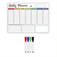 Walmart Dry Erase Planner Set, 3 Magnetic Calendars: Monthly, Weekly ...