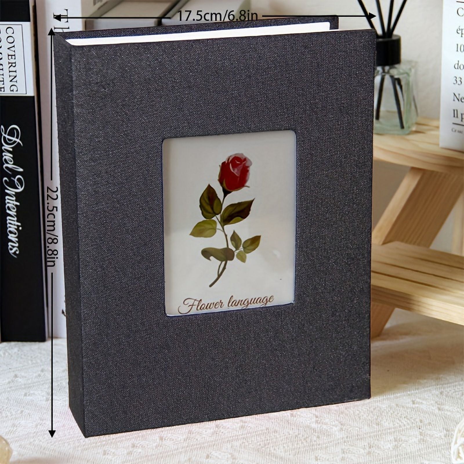 ENIYUU 1 Set Linen Cover Photo Albums 6x8 Inches Holds 200 Photos ...