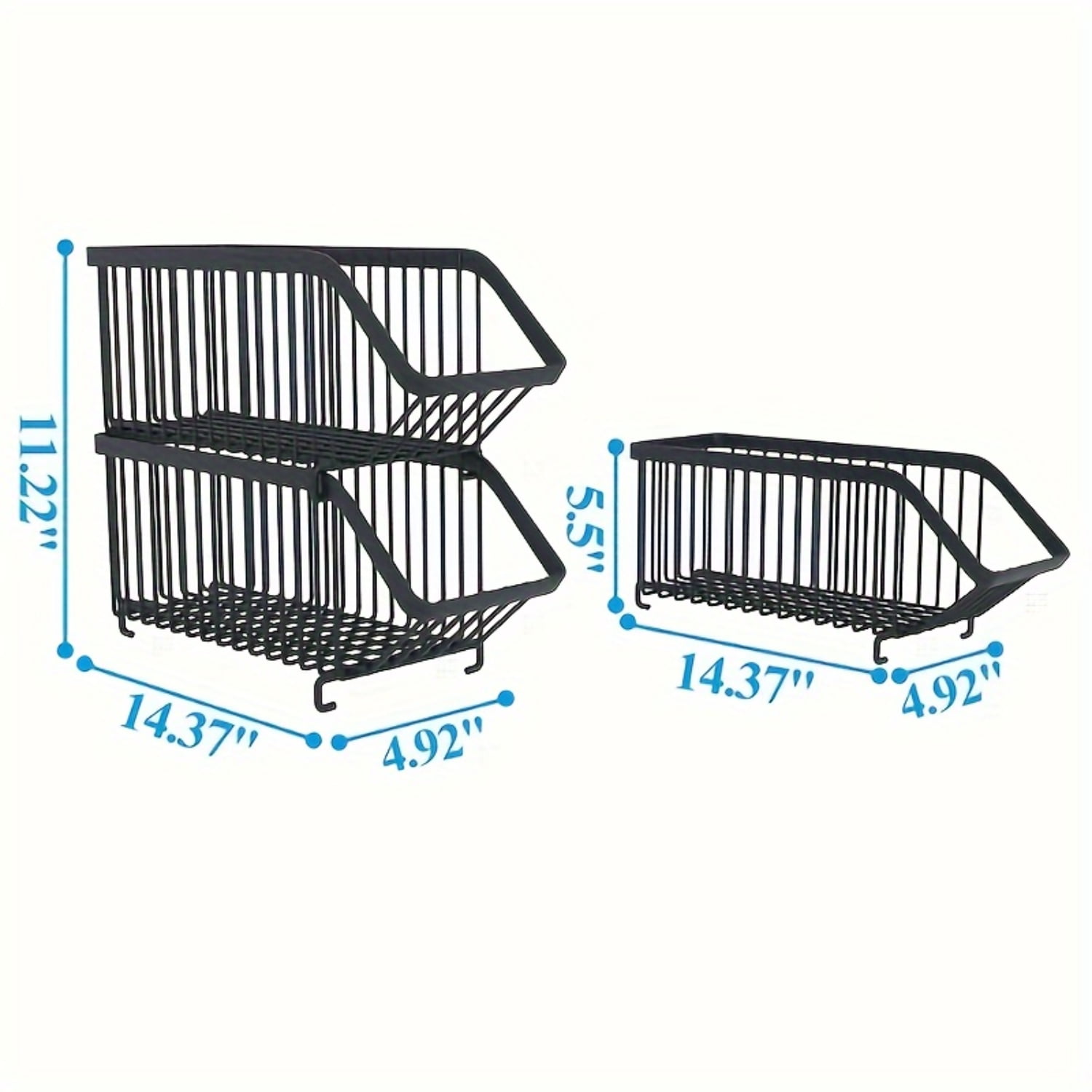 ENIYUU 4pcs Stacking Can Dispensers Stackable 2 Layers Soda Can ...