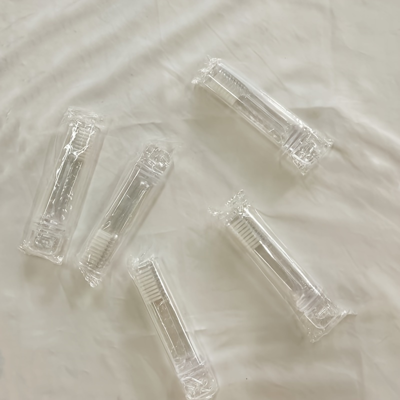 ENIYUU 5pcs Portable Folding Toothbrush Travel Containers Unscented ...