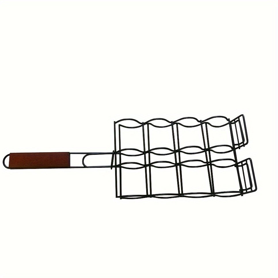 ENIYUU Grill-Ready Corn Skewer Set with Wooden Handle - Non-Stick ...