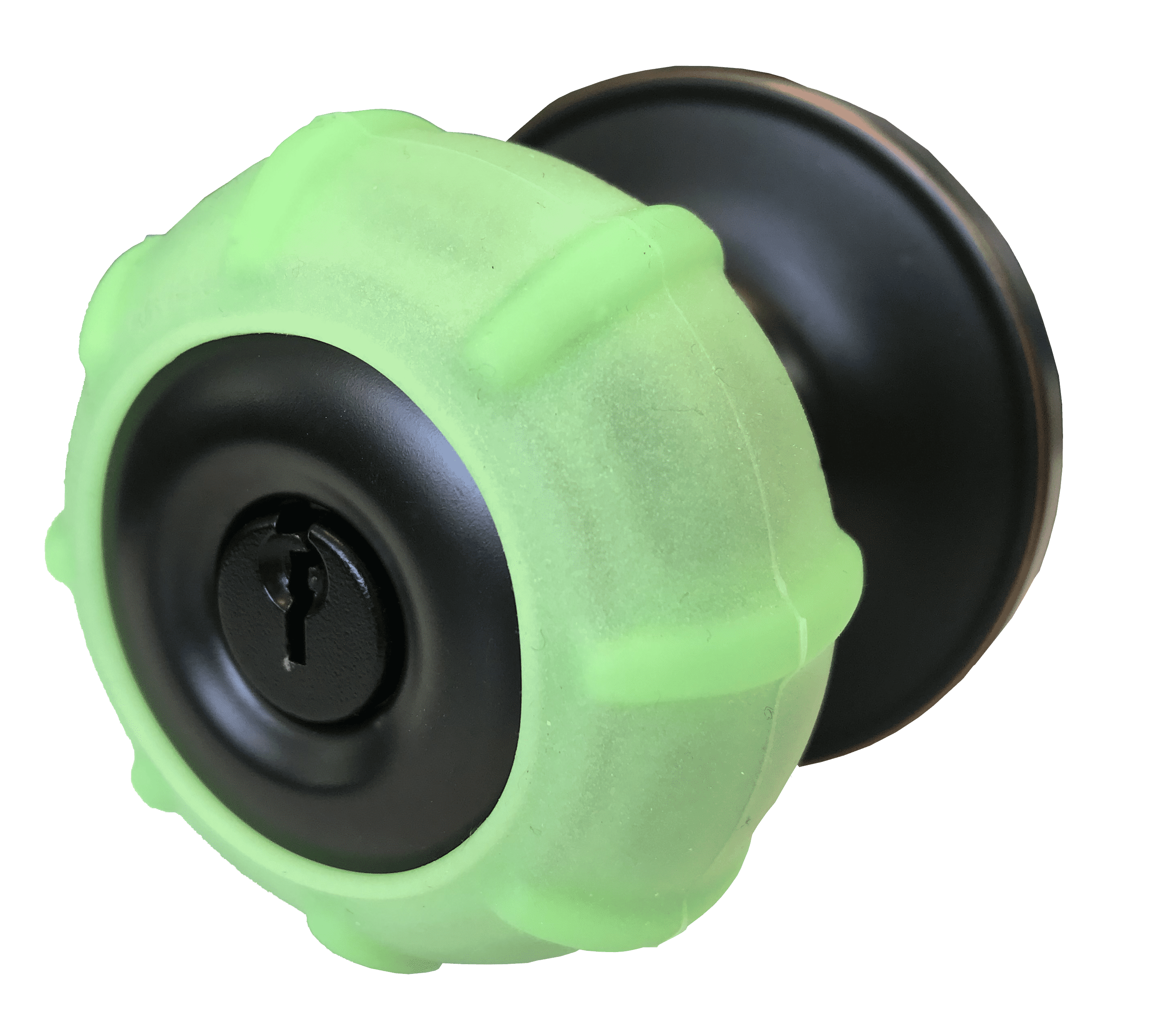 ENJOY COVER -Neon Green Silicone Door knob Grips Soft Glow Maximum Grip ...