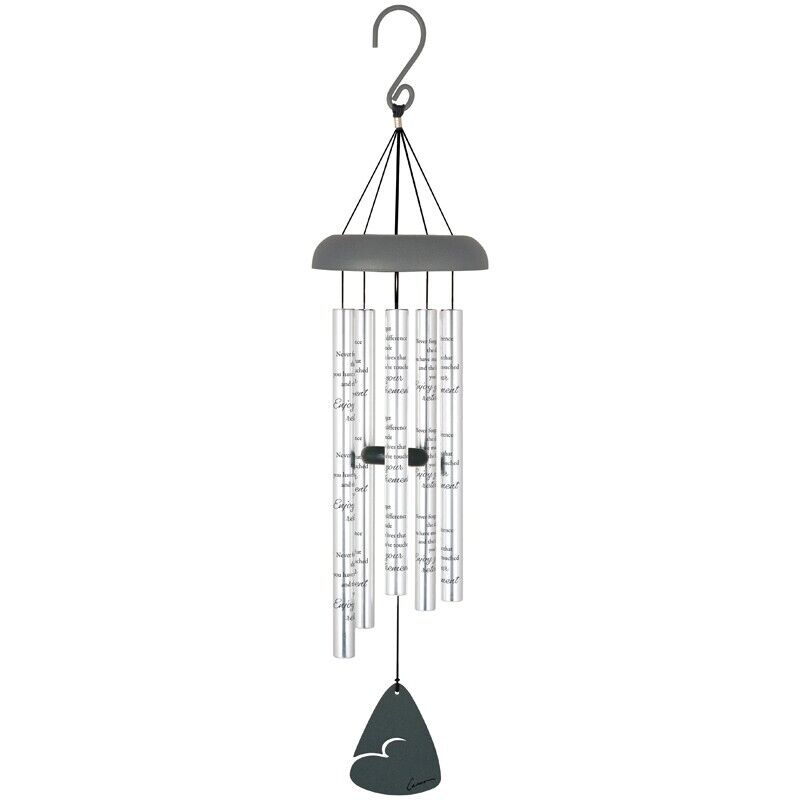 ENJOY YOUR RETIREMENT Aluminum 30" Sonnet Wind Chime, by Carson ...