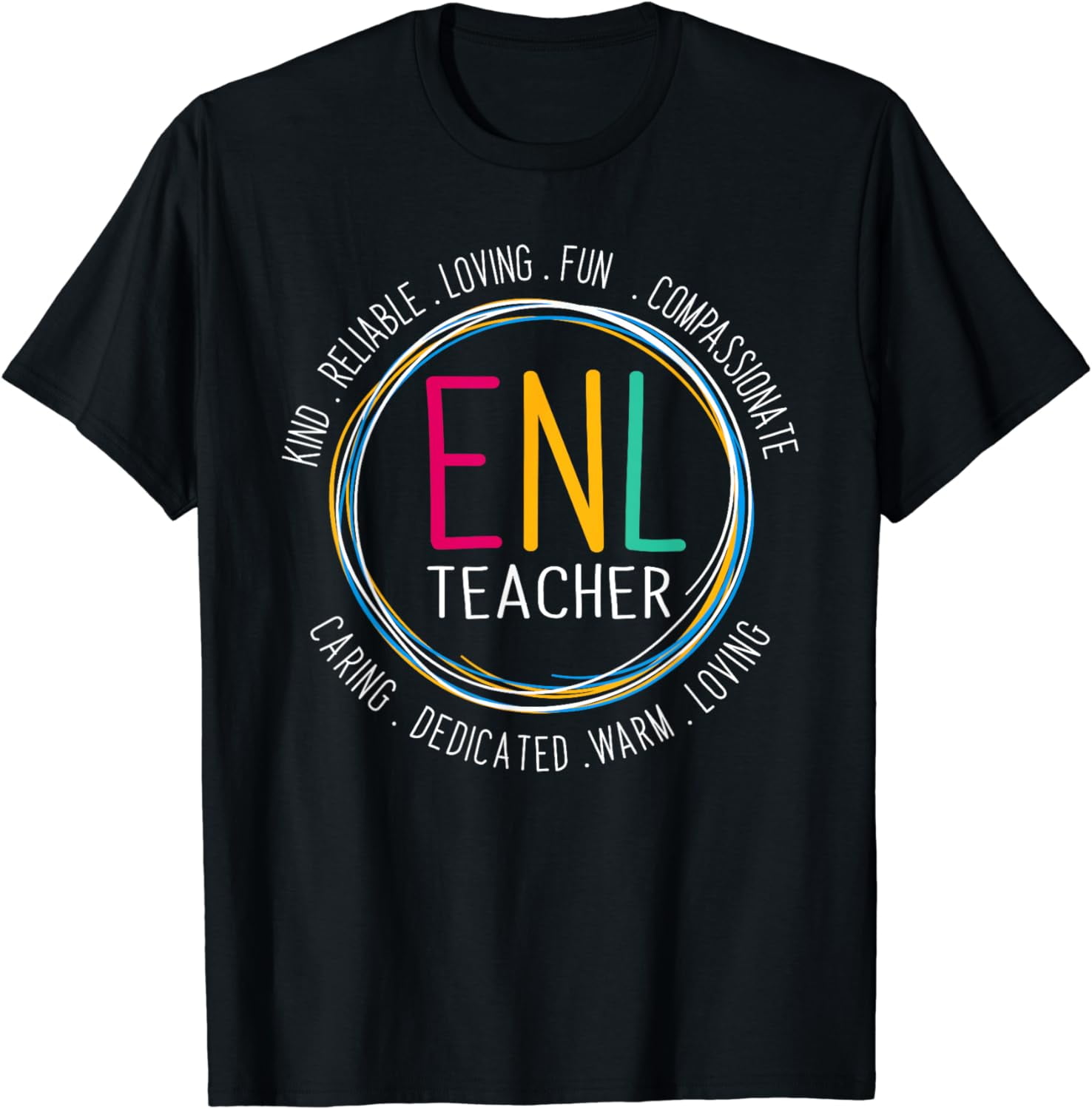 ENL Teacher Squad English New Language Squad Crew T-Shirt - Walmart.com