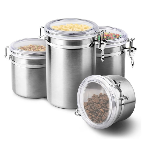 4 piece kitchen canister sets