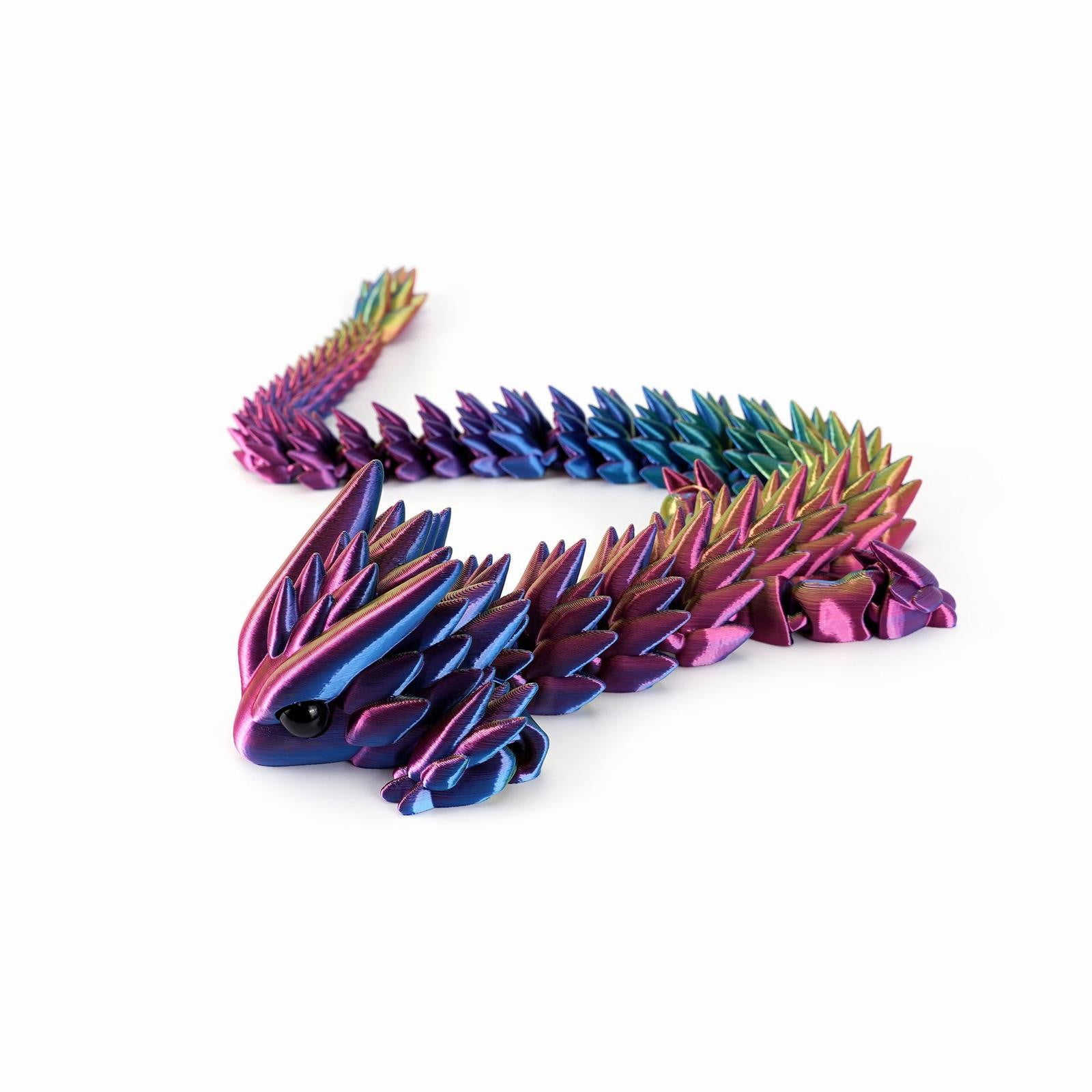 ENMJIAW 3D Toothless Dragon Ornament 12inch 3D Printed Dragon Mystery ...