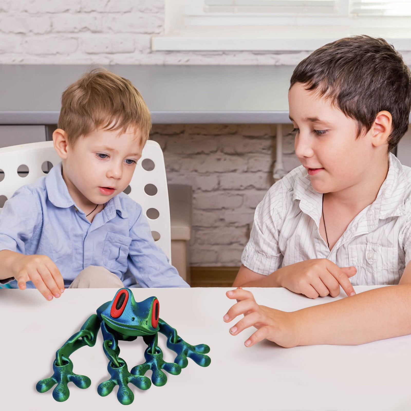 ENMJIAW 3d tree frog ornament dark blue 3D Printed Frog Refrigerator ...