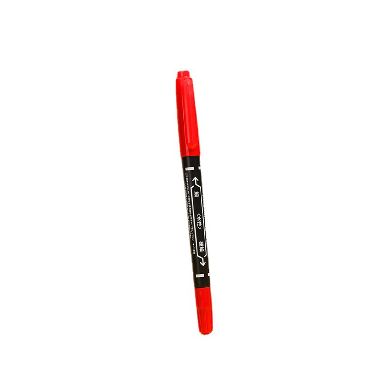 ENMJIAW Double Head Hook Pen Black Double Headed Mark Pen Design ...