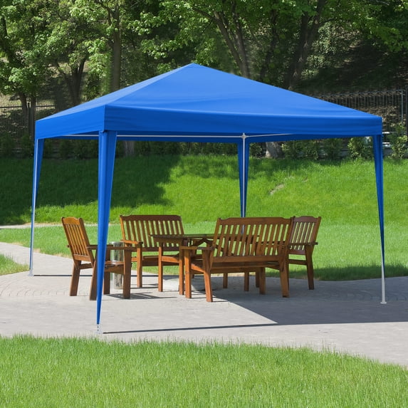 ENNSOO Canopy Tent 10x10 Pop Up Party Tent with Waterproof Cover for ...