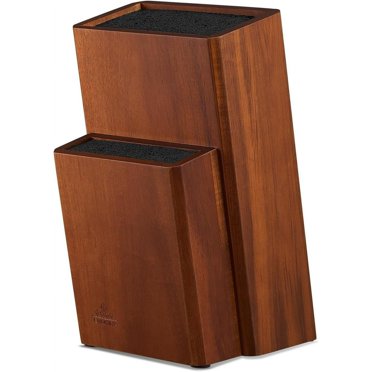 Free Shipping! Navaris Rotating Wood Knife Block - Magnetic Universal ...