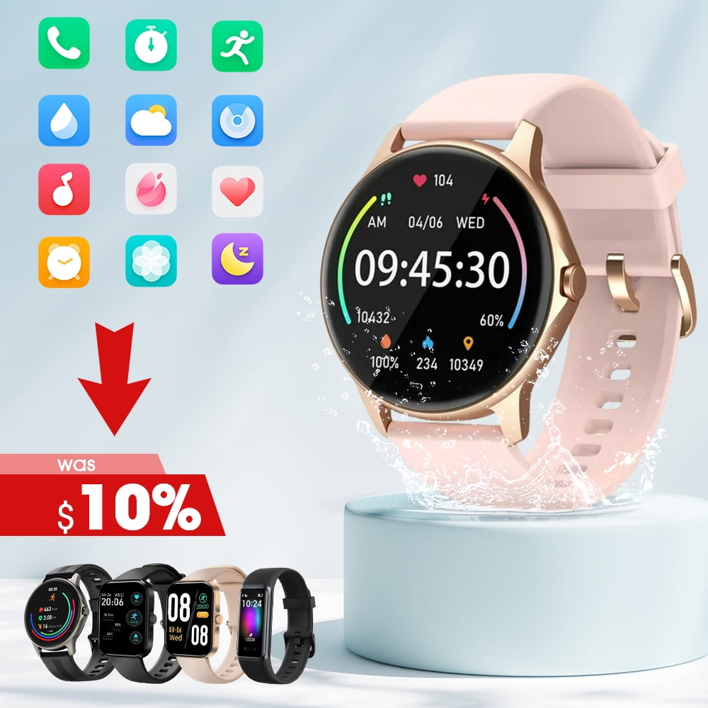 ENOMIR Smart Watch with Bluetooth Call,1.28"Smartwatch IP68 Waterproof ...