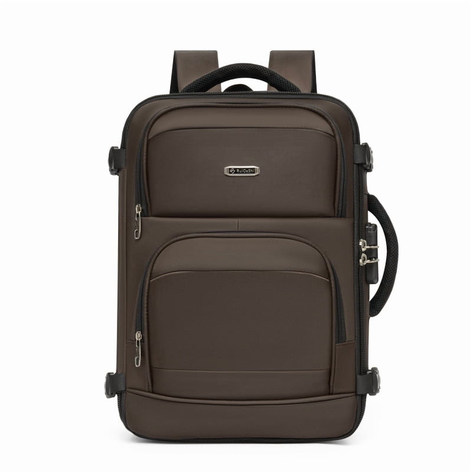 ENQIZ Student Expansion Backpack Multi-Functional Bag Large Capacity 17 ...