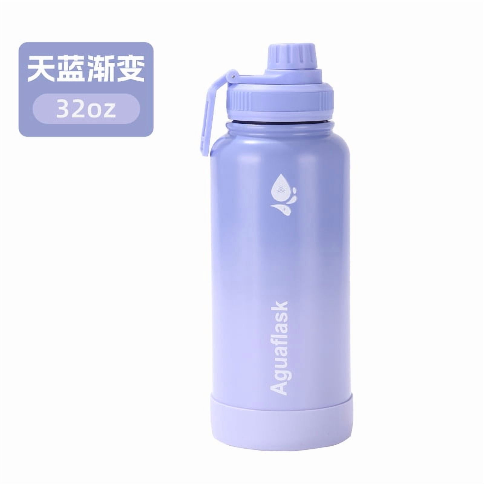 ENQIZ Stainless Steel Insulated Gradient Color Space Water Bottle ...