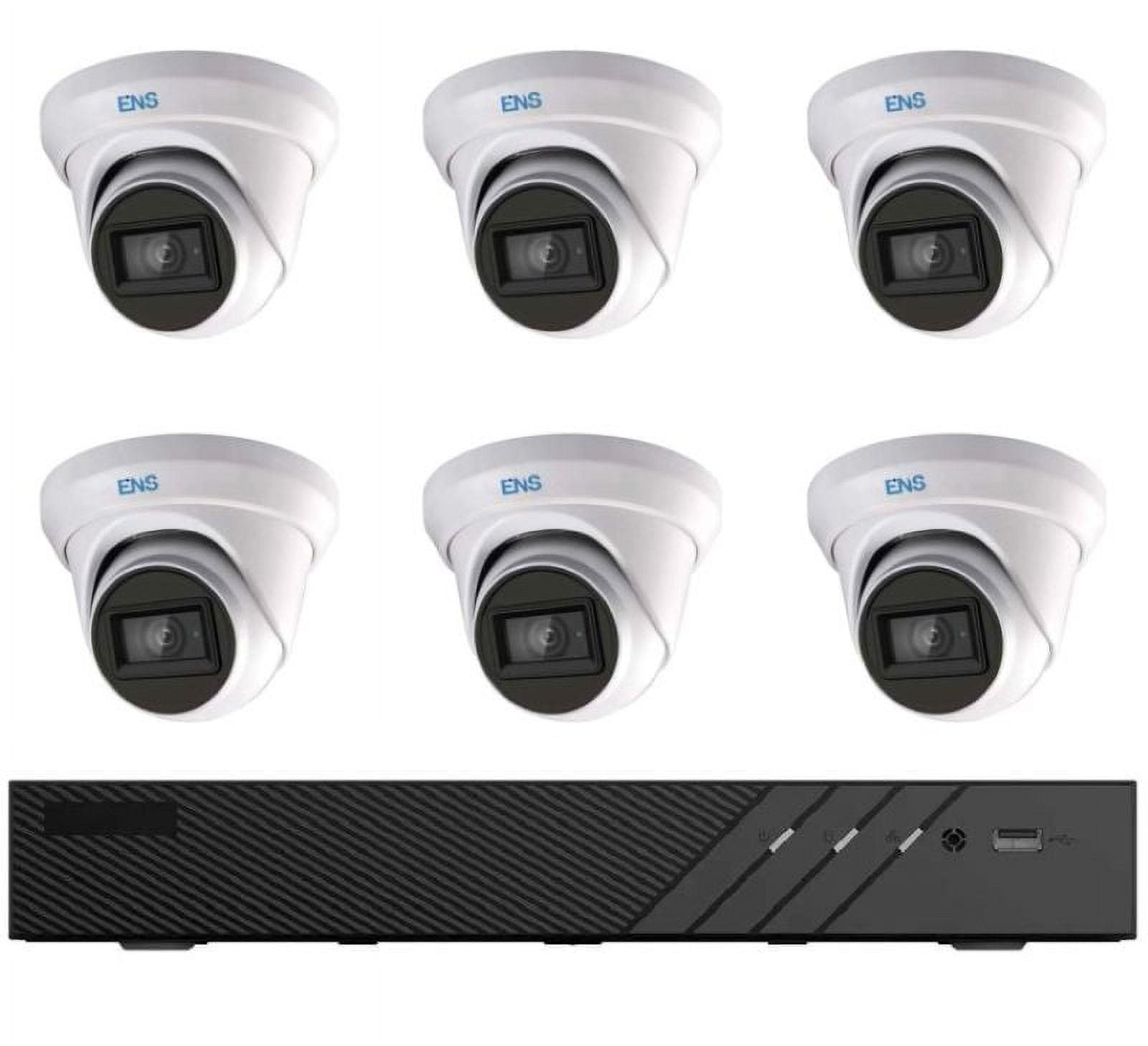 ENS DVR8MP8T-2TB 8CH 8MP 4K 8MP 2SATA Turbo DVR System with 6 x 8MP 4K ...