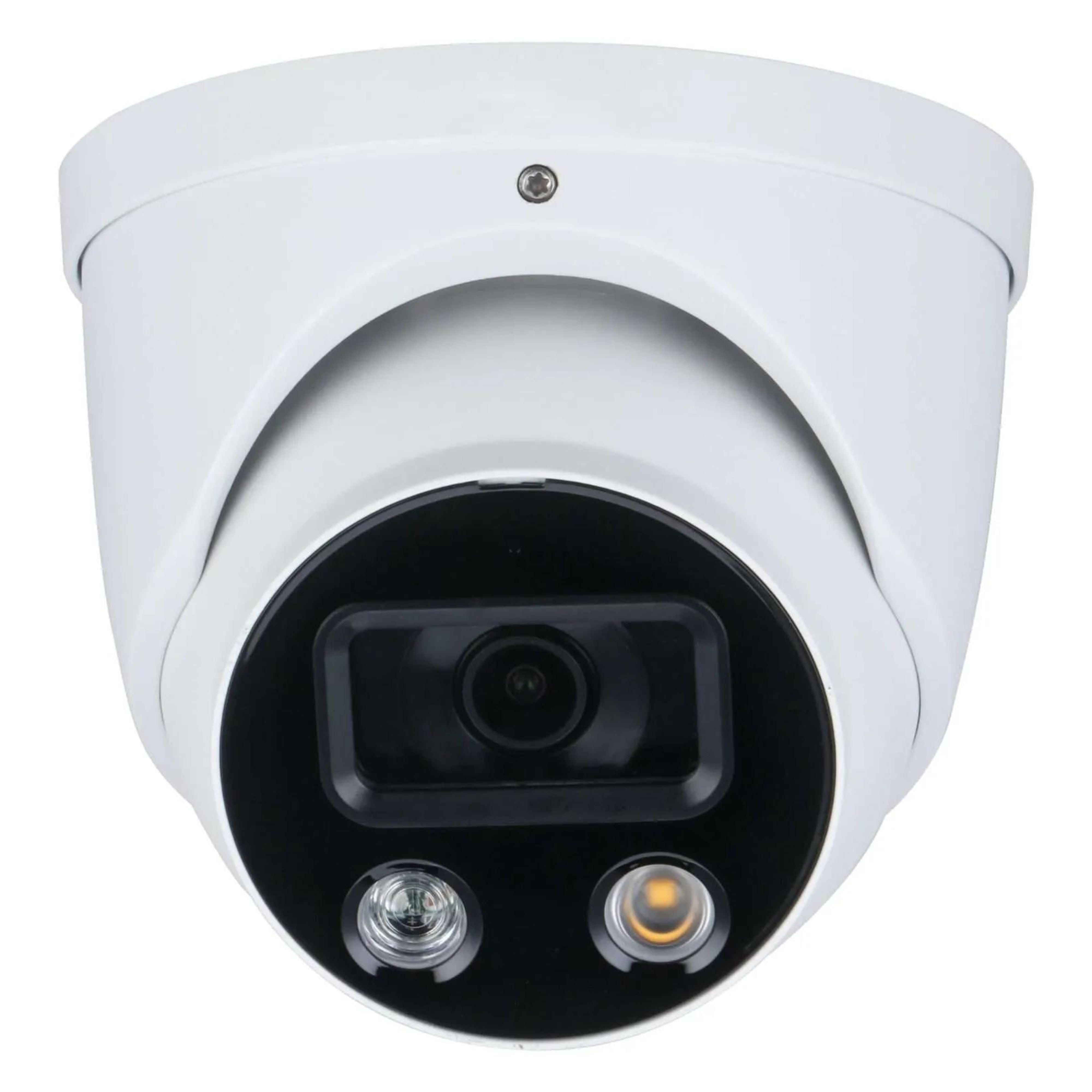 ENS Security 4K 8MP Fixed Turret IP Camera w/Alarm/Flashing Light/Night ...
