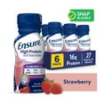 Ensure High Protein Nutrition Shake, Strawberry, Ready To Drink, 8 fl ...